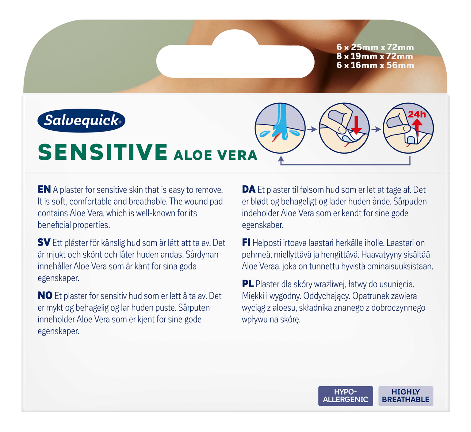 Sensitive Aloe Vera - Salvequick