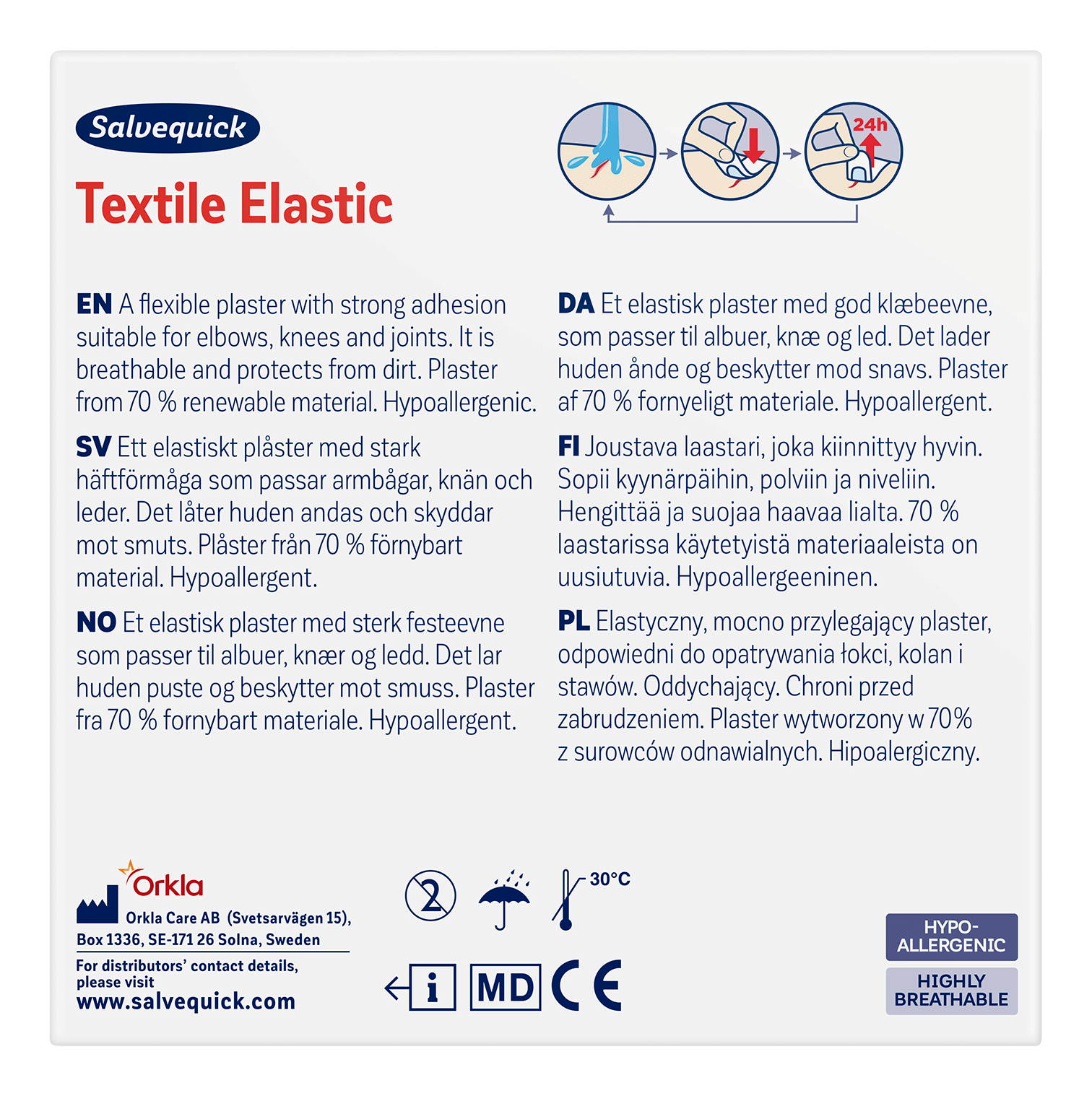 Textile Elastic - Salvequick