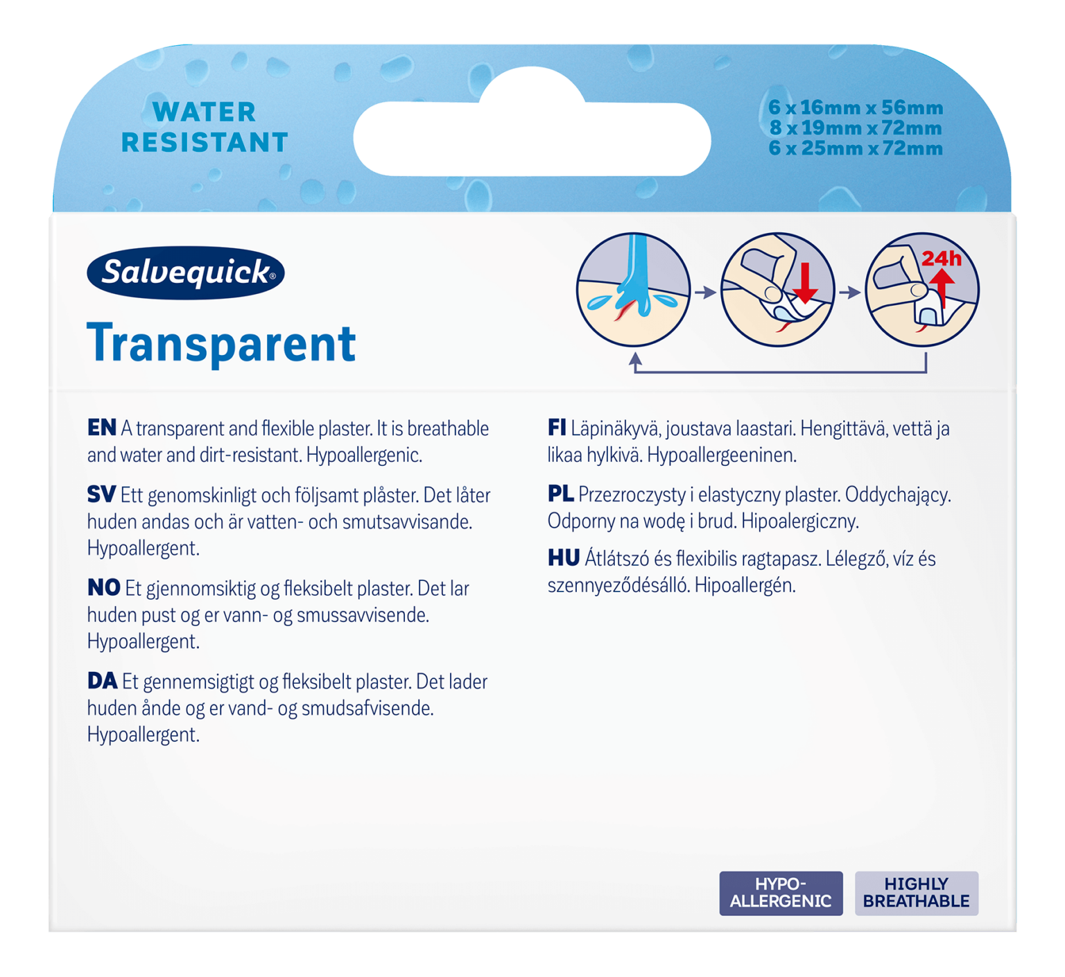 Transparent - Salvequick