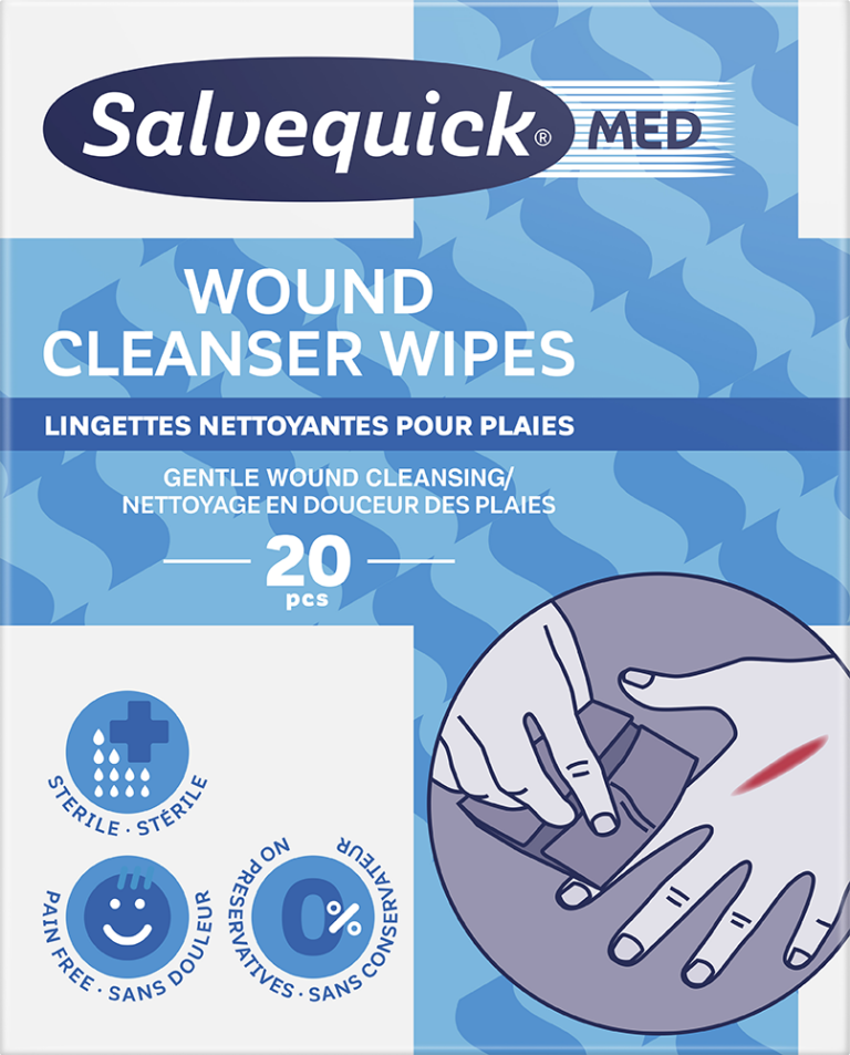 Wound Cleansing Wipes - Salvequick