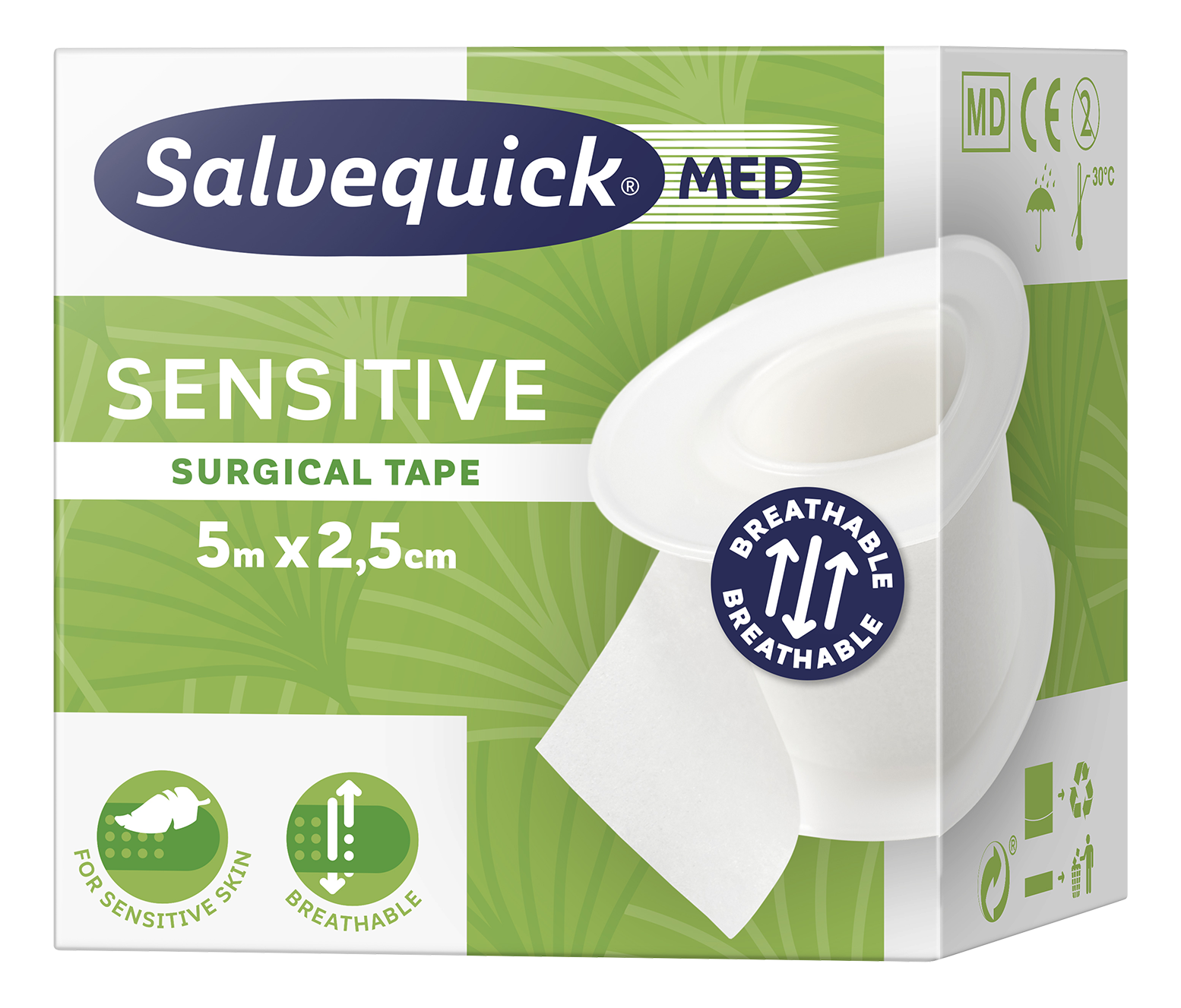 Sensitive Tape 2,5 cm - Salvequick