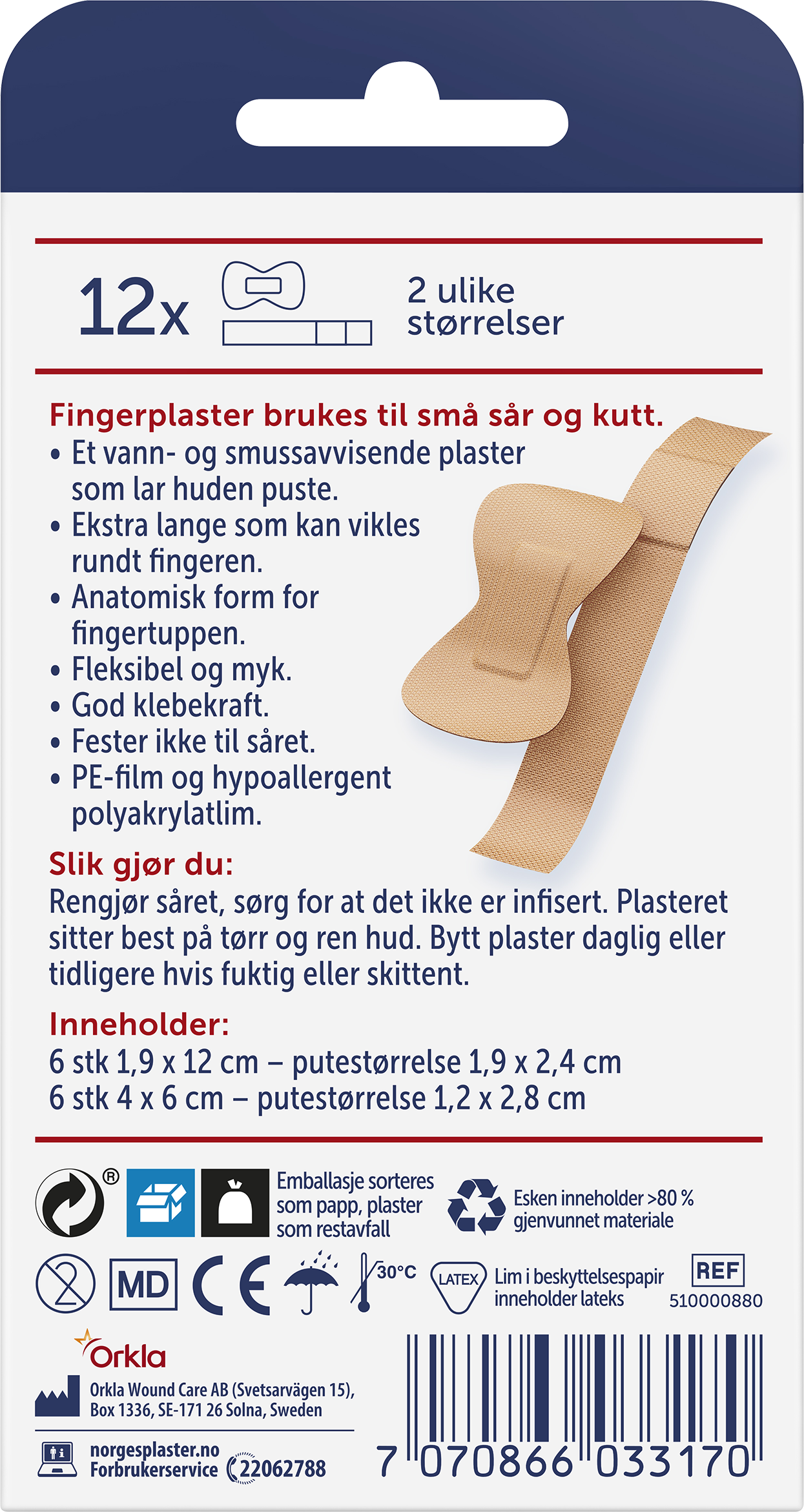 Universal Finger plaster - Norgesplaster
