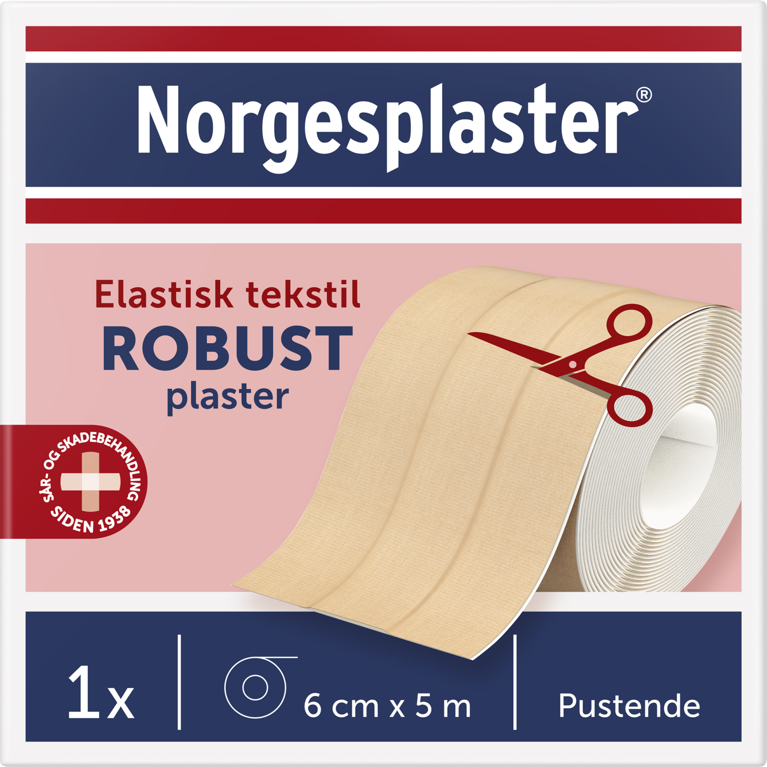 Robust plaster 6cm x 5m - Norgesplaster